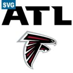 ATL Falcons Wordmark Logo SVG Vector - NFL DESIGNS