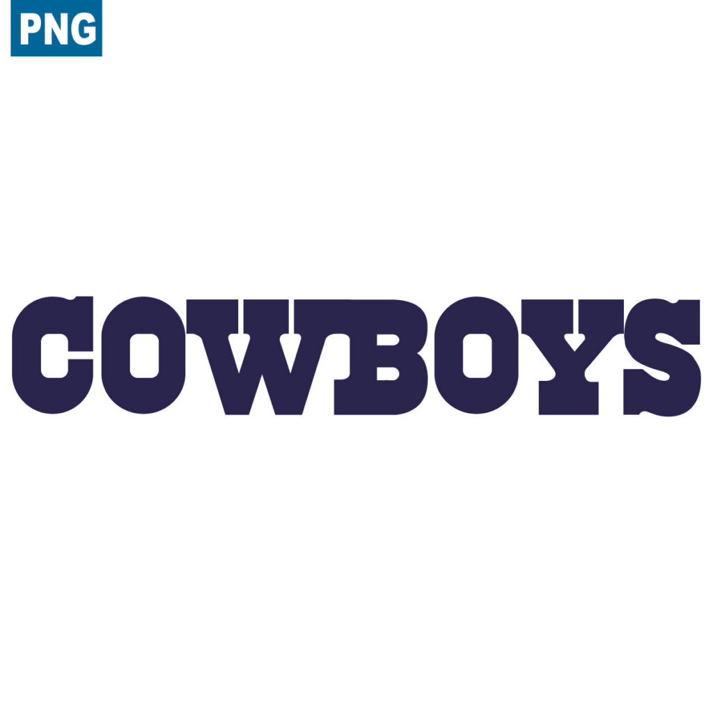 Blue Wordmark Logo of the Dallas Cowboys – Transparent PNG - NFL DESIGNS