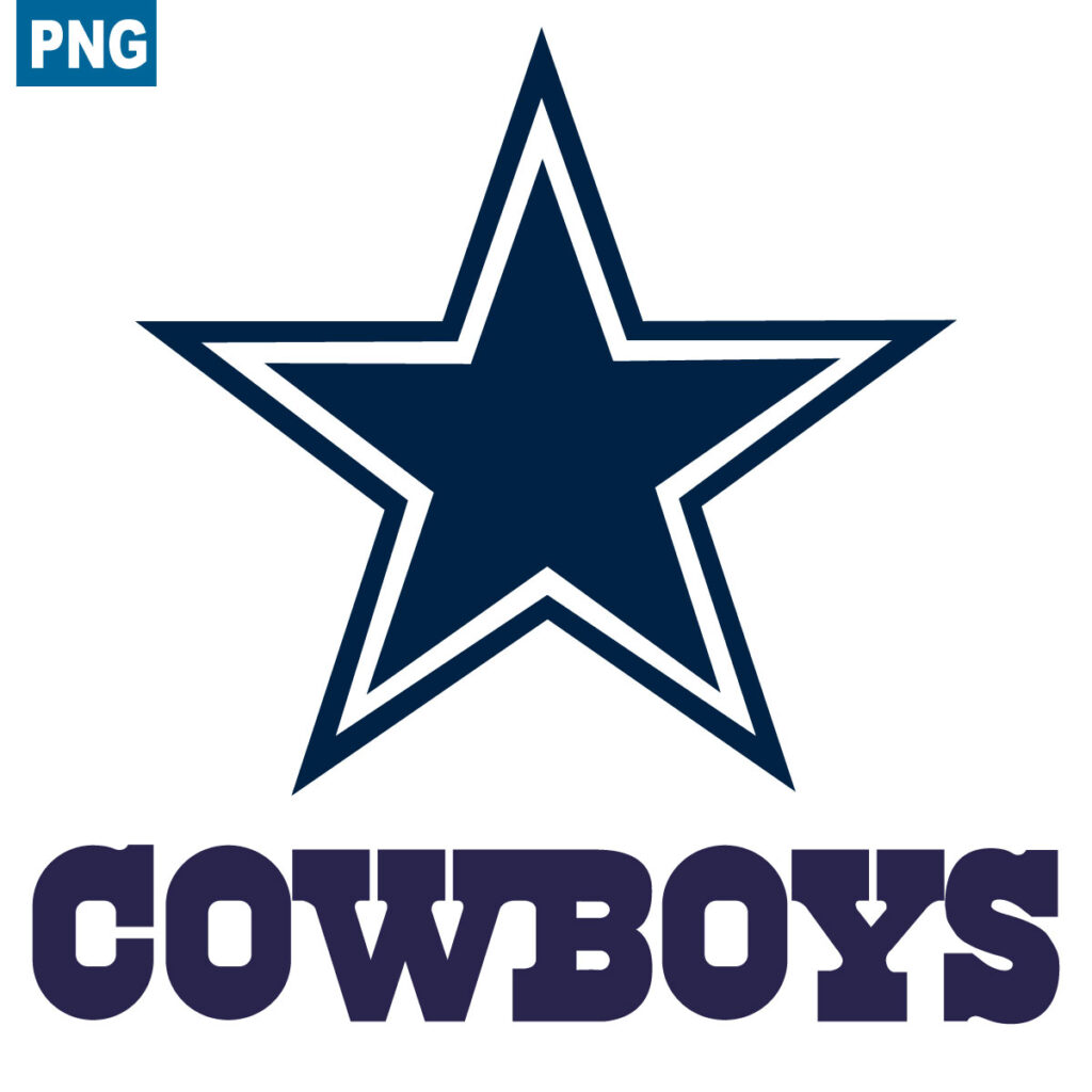 Dallas Cowboys Font and Blue Logo - Transparent-PNG - NFL DESIGNS